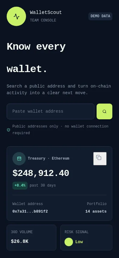 WalletScout AI
