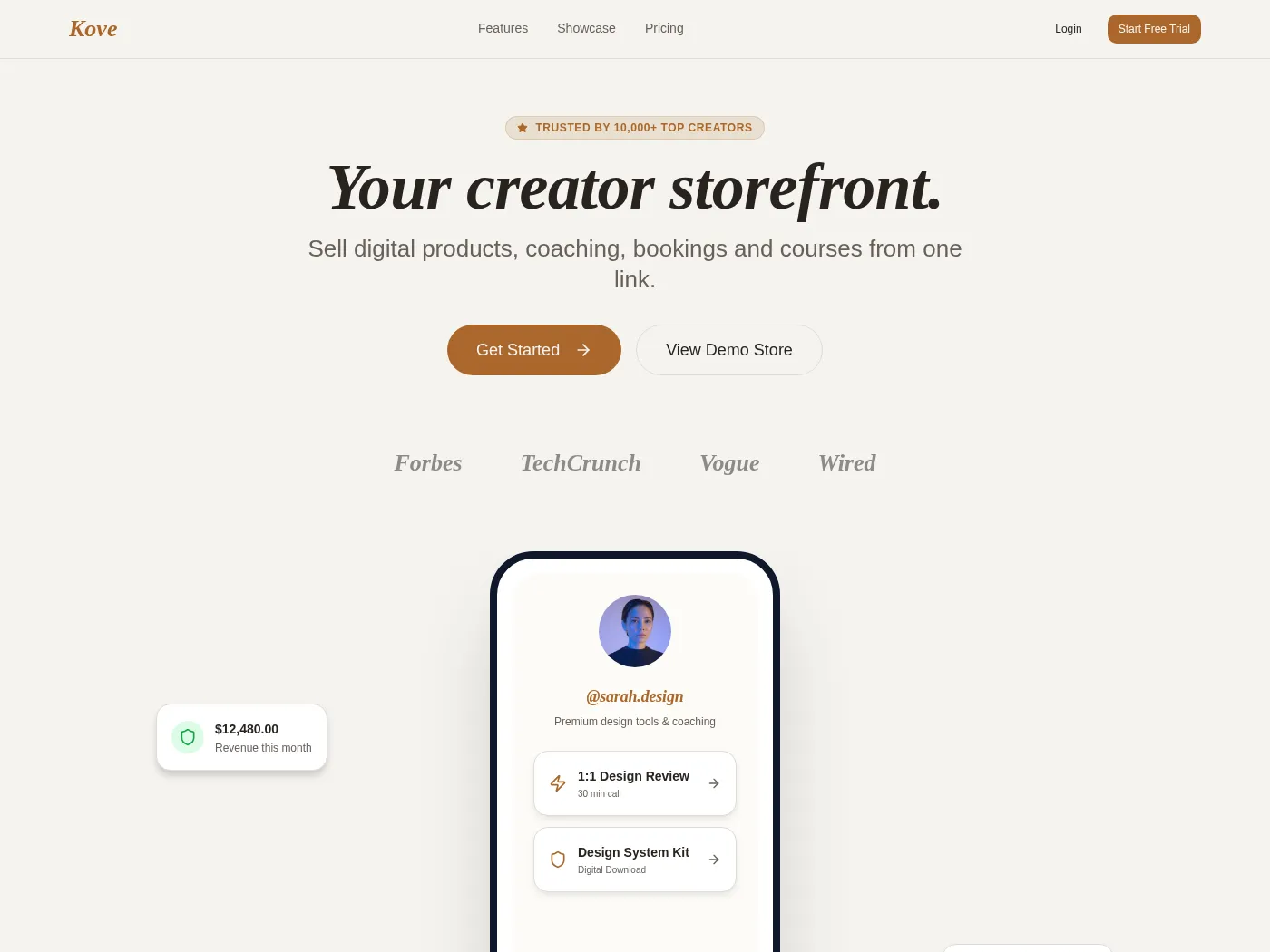 Kove Creator Platform