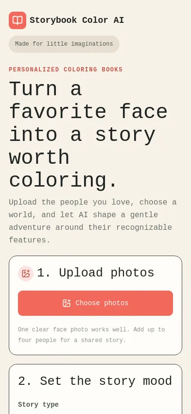 Storybook Color AI