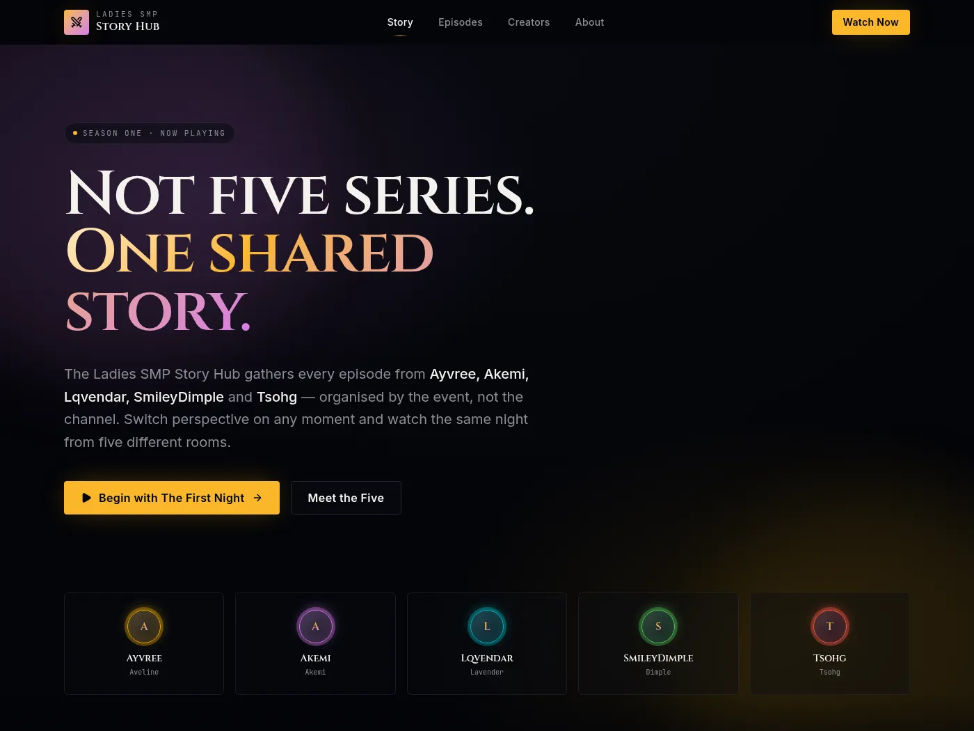 Ladies SMP Story Hub