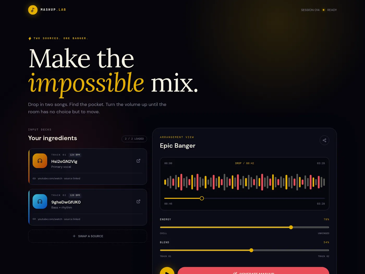 Epic Song Mashup Maker