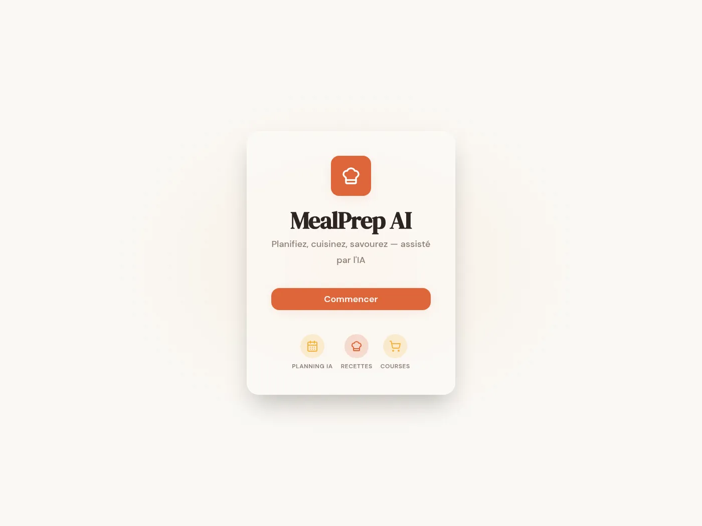 AI Meal Prep Assistant