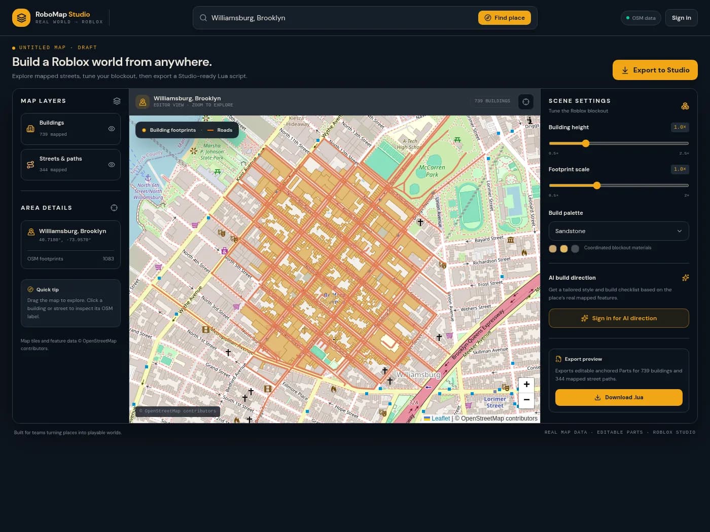 RoboMap AI Designer