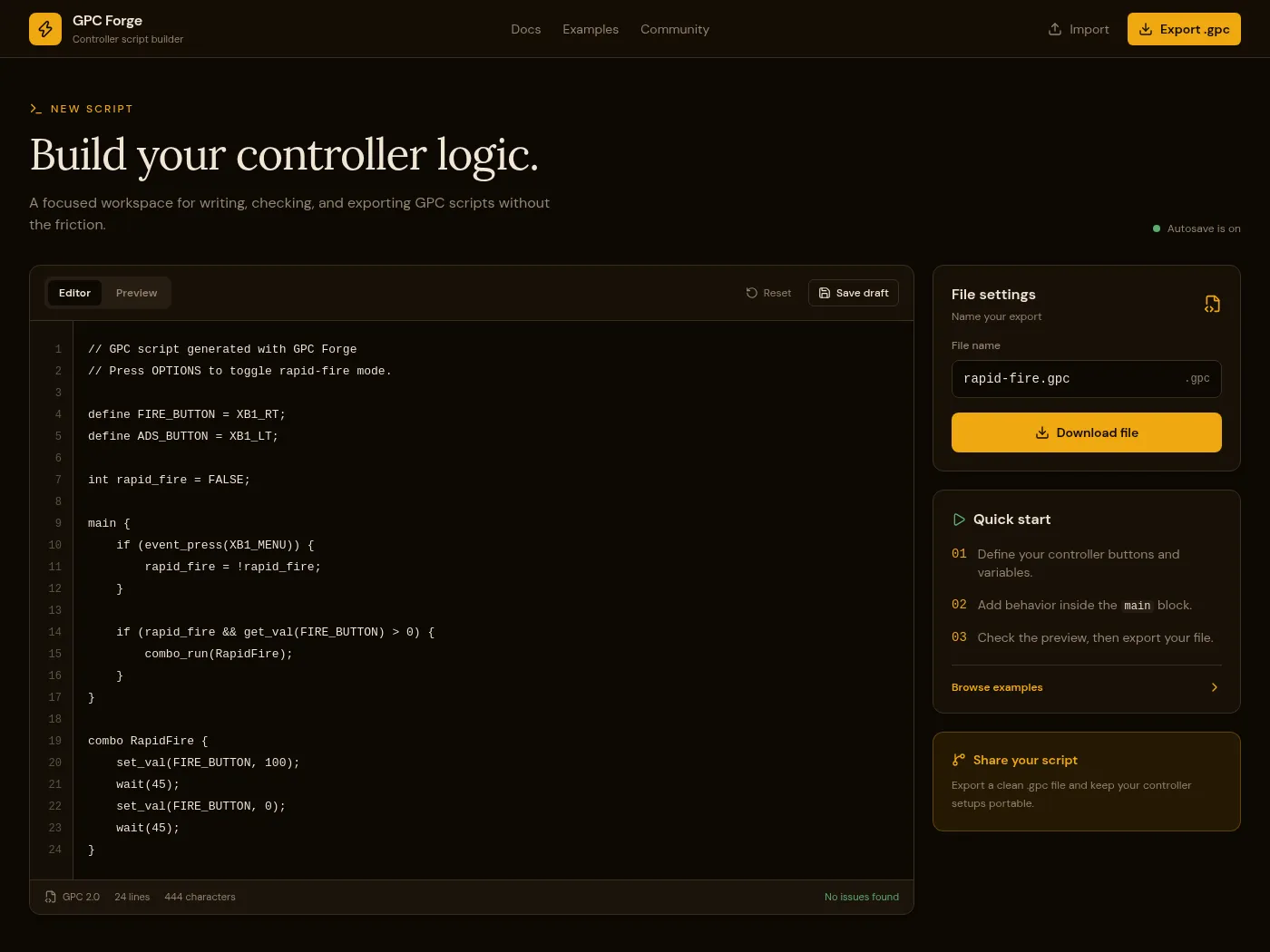 GPC File Generator