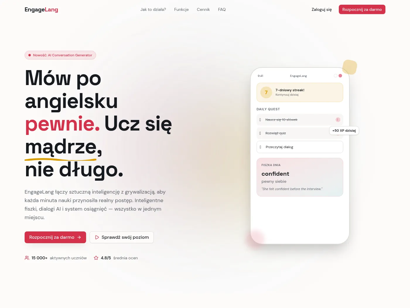 EngageLang E-Learning Hub