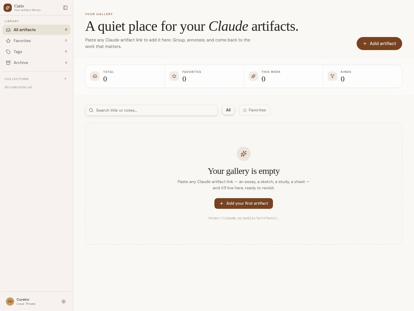 Claude Chat Gallery