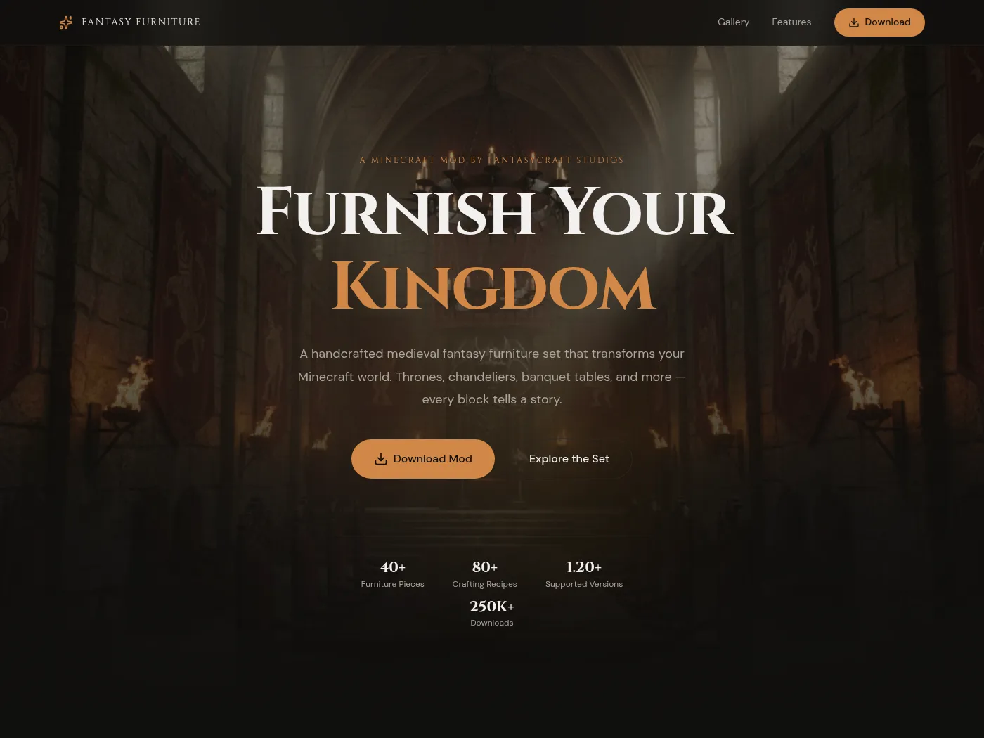 Fantasy Furniture Mod