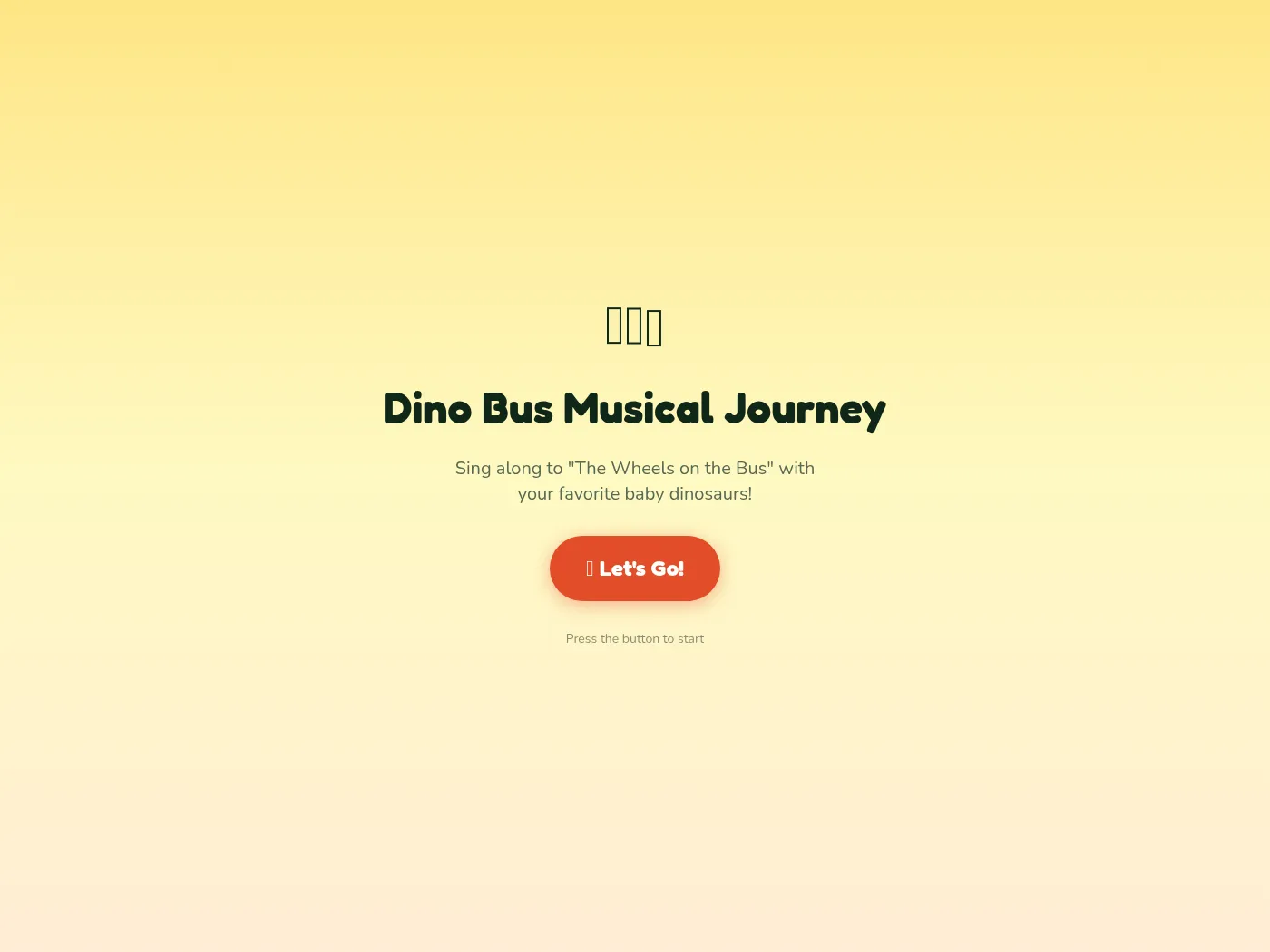 Dino Bus Musical Journey
