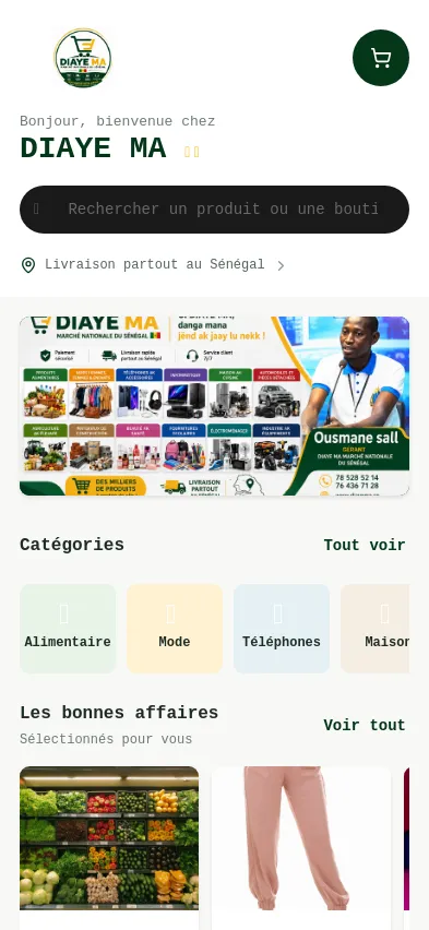 Diaye Ma Marketplace App