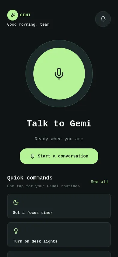 Gemi Voice Orbit