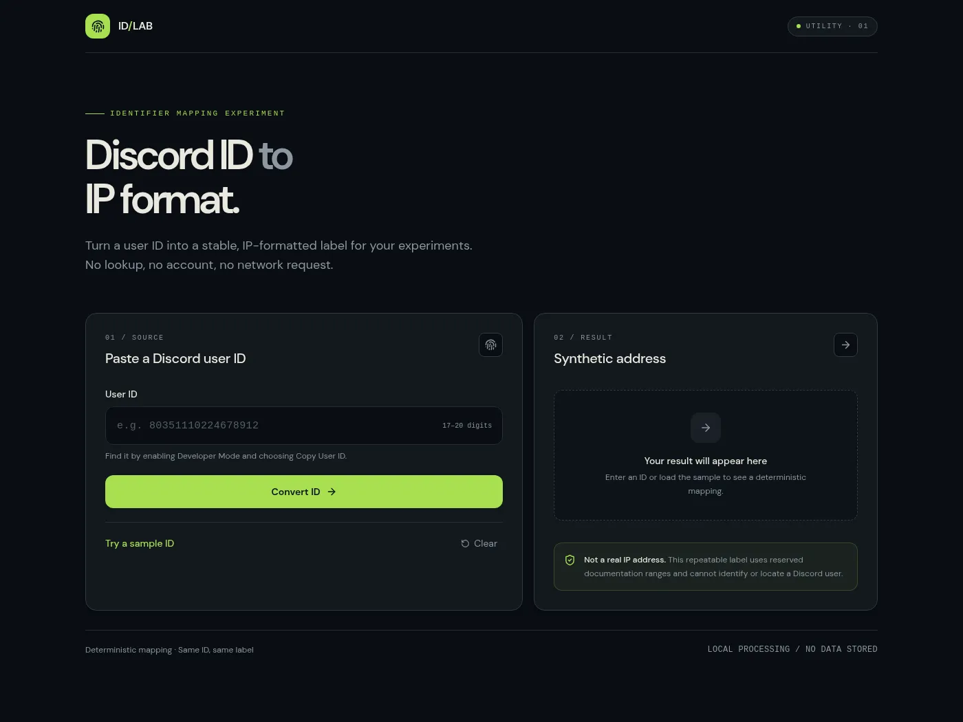 Discord ID IP Converter