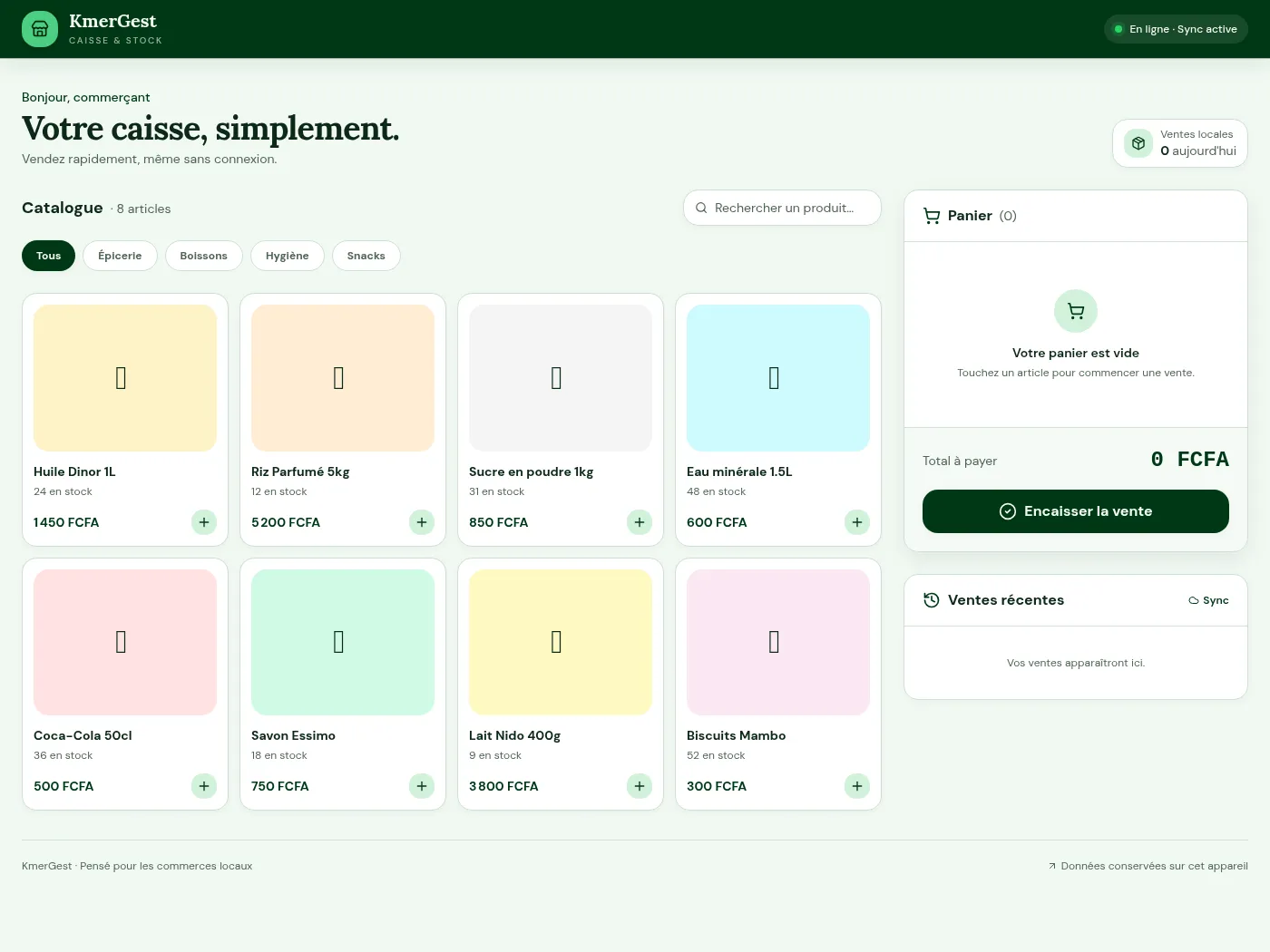 KmerGest POS PWA