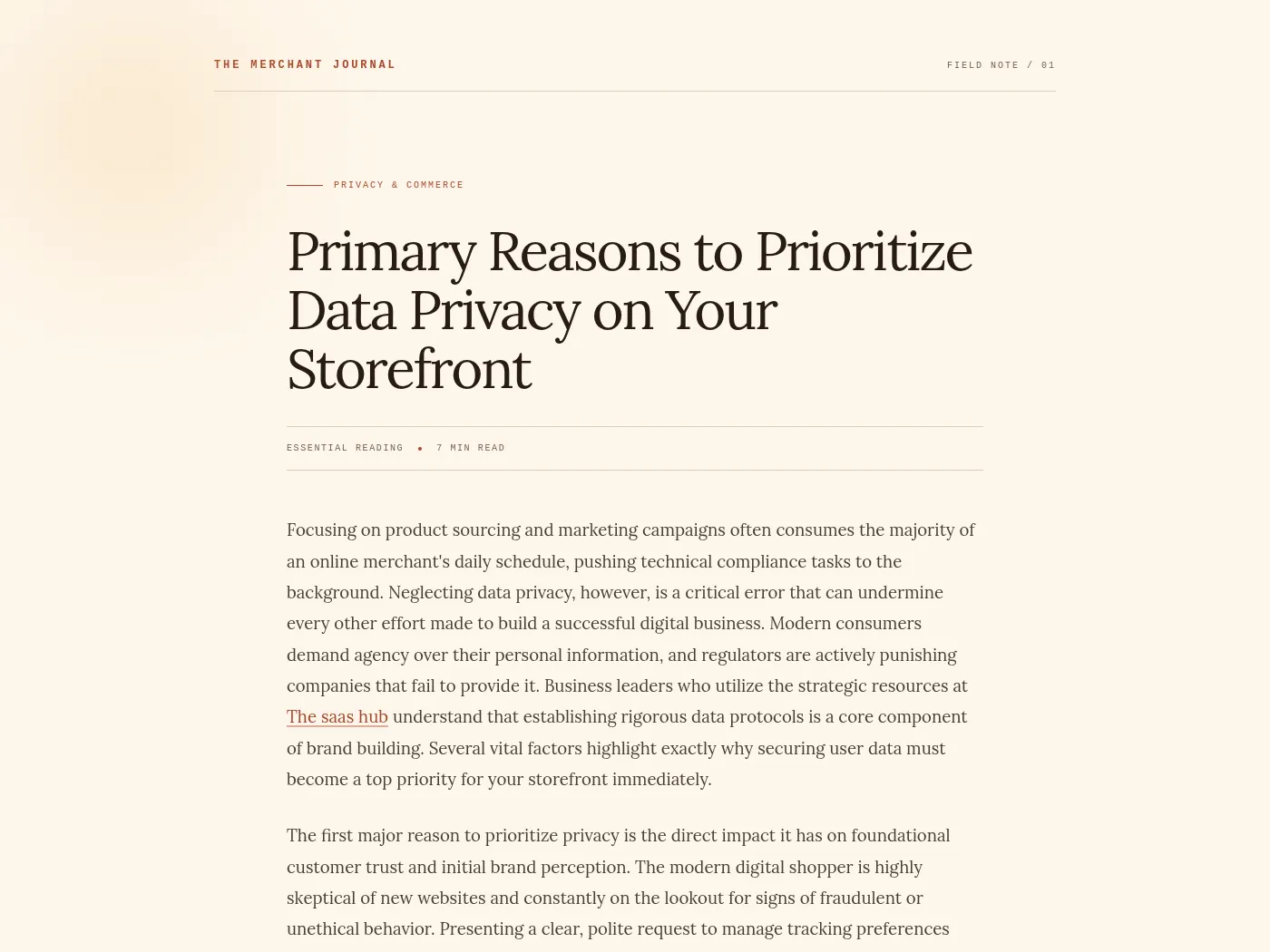 Data Privacy Blog Page