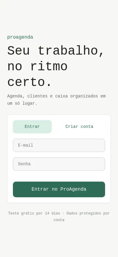 ProAgenda Mobile SaaS