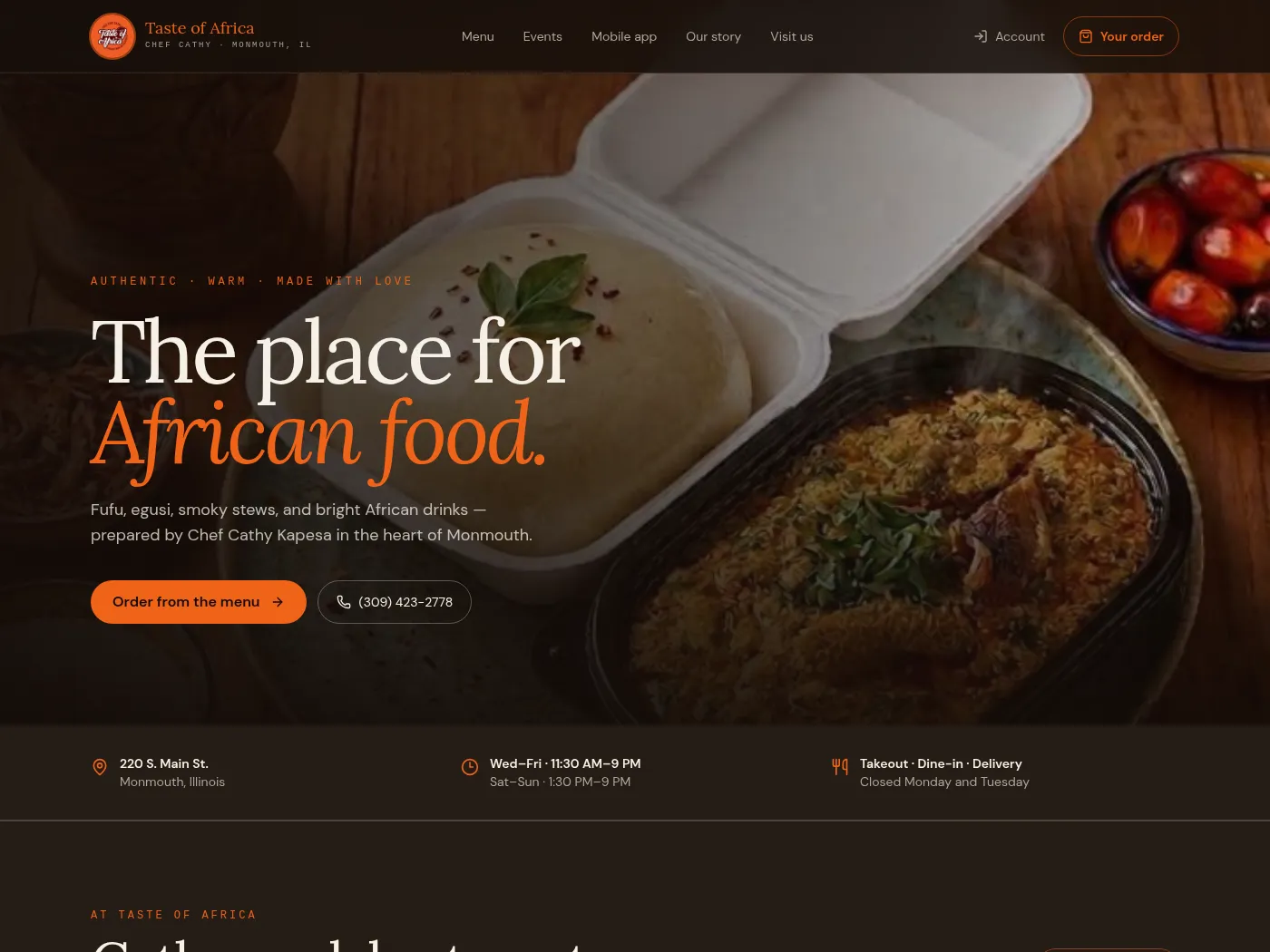 Taste of Africa Online