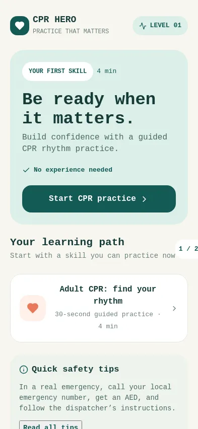 CPR Hero Simulator