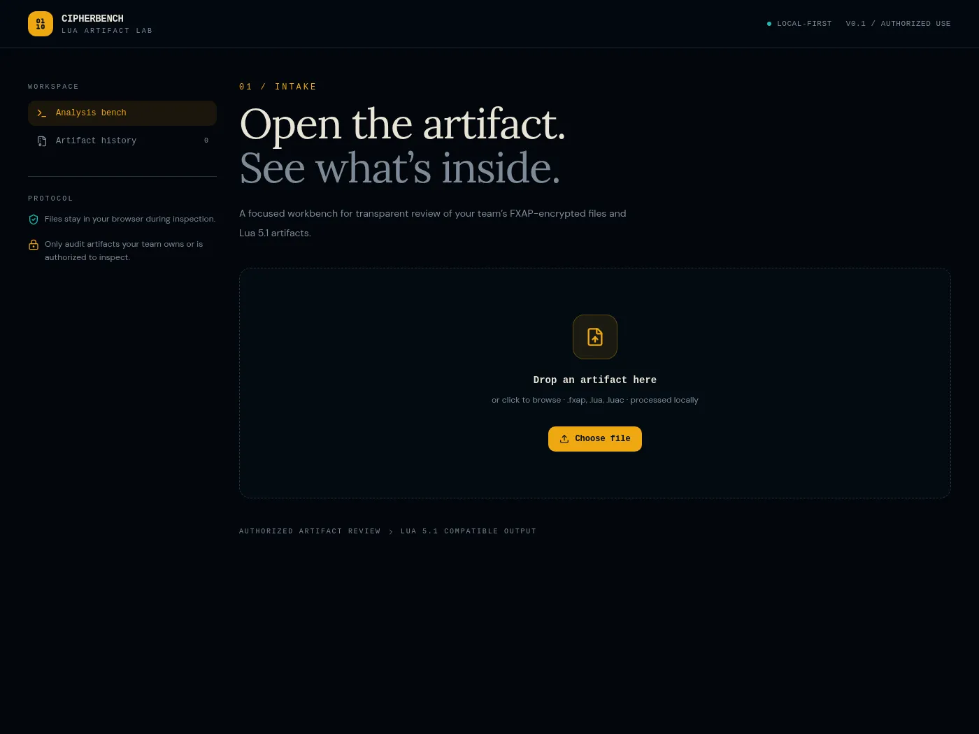 FXAP Lua Decrypt Toolkit