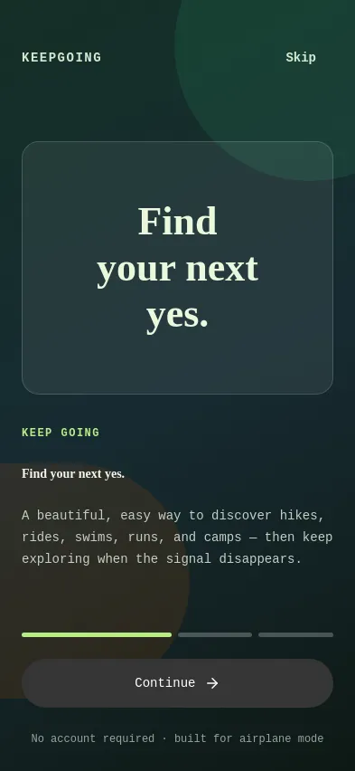 KeepGoing