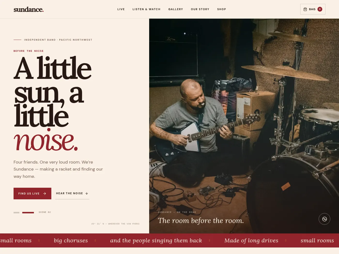 Sundance Band Website