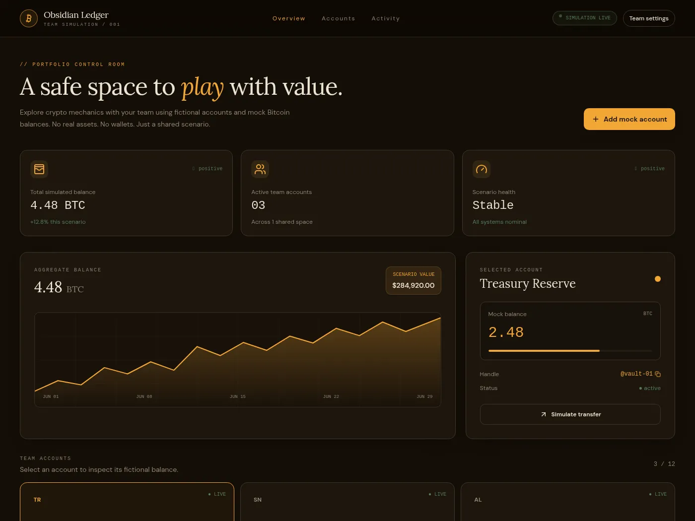 Crypto Sim Play