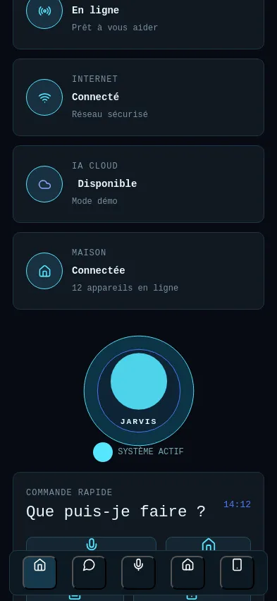 JARVIS AI Assistant App