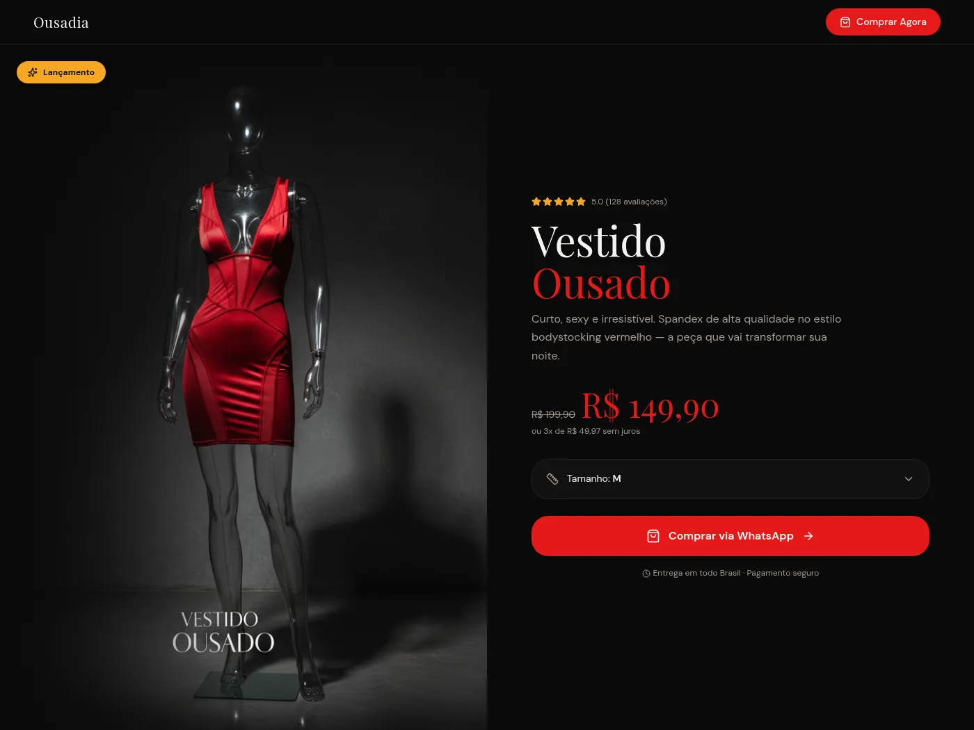 Ousadia Bodystocking Shop