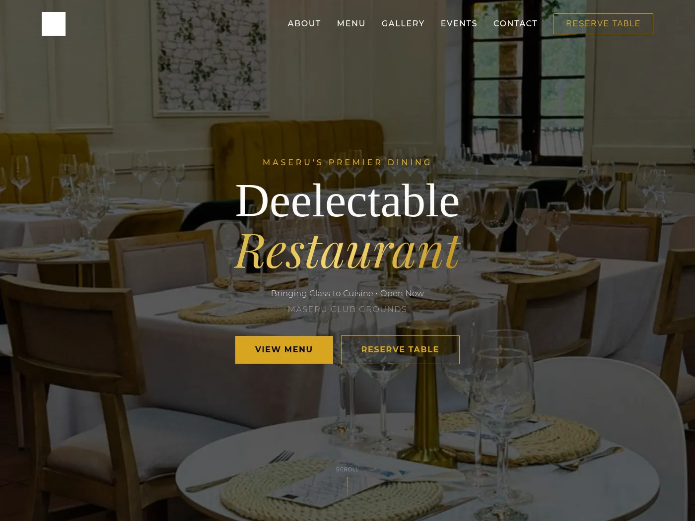 Deelectable Restaurant Web