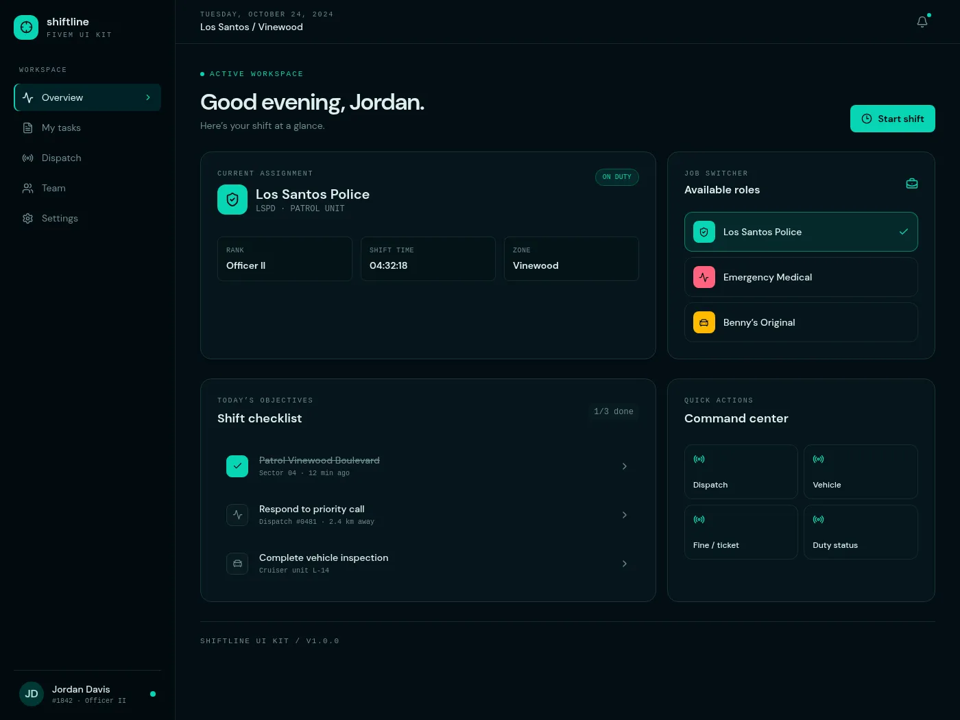 FiveM Simple UI Kit