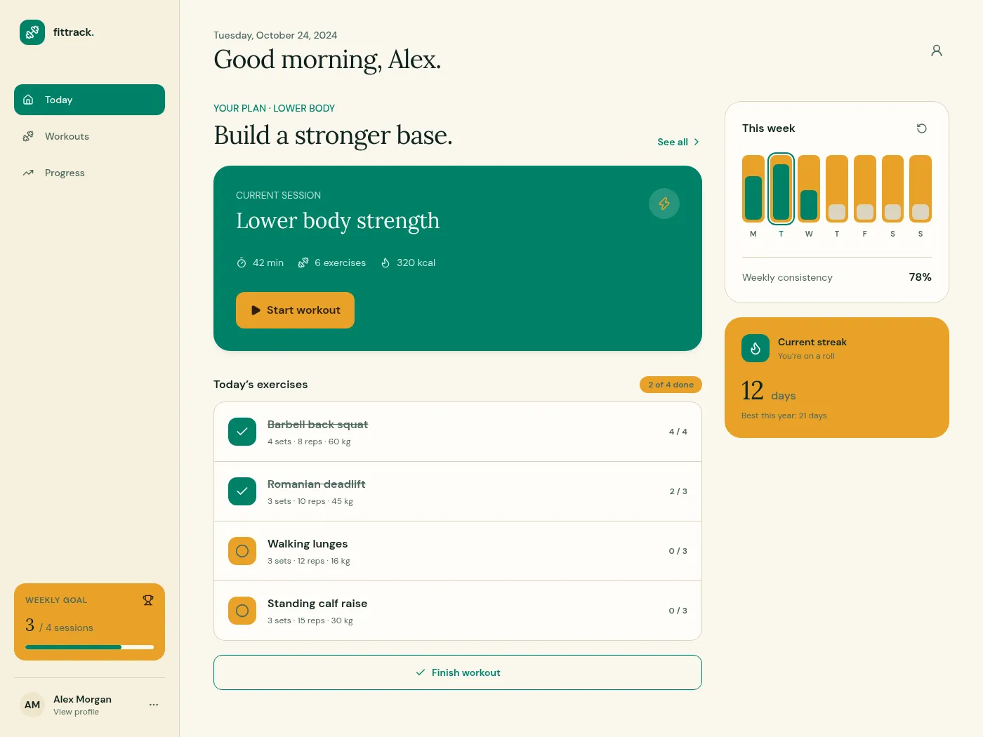 FitTrack Web