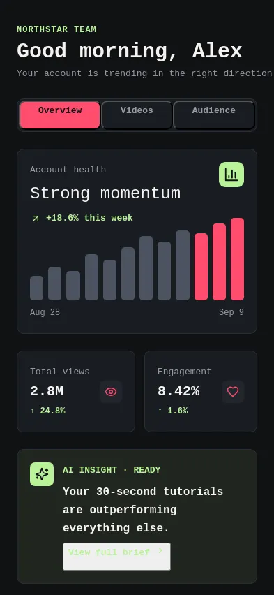 TikTok Insights AI App