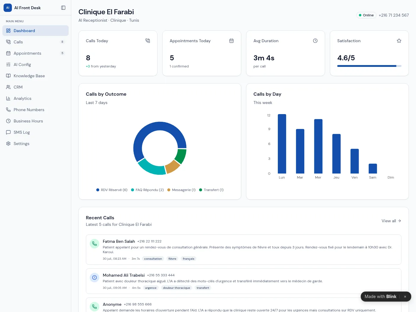 AI Front Desk