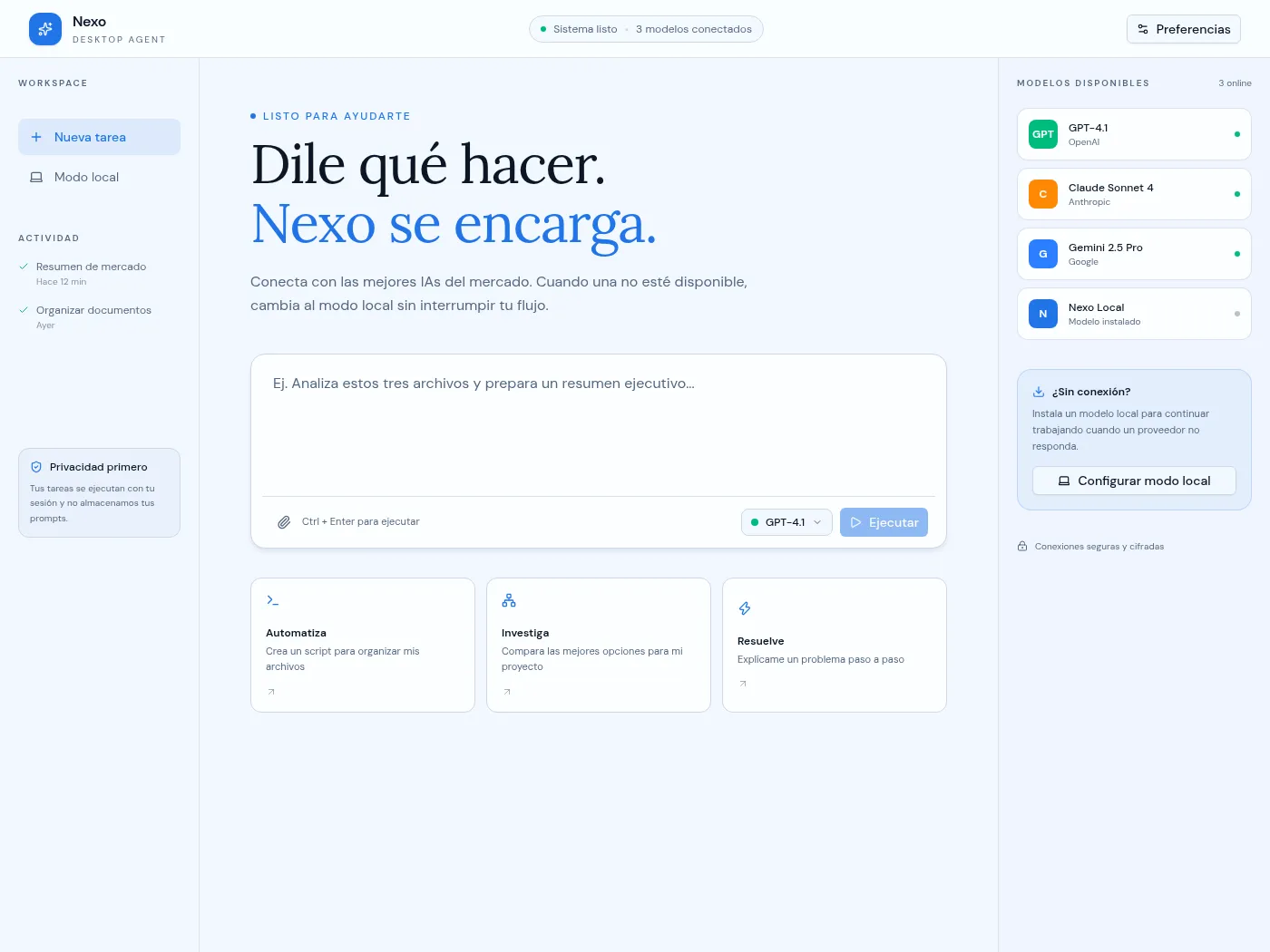 AI Task Desktop Agent