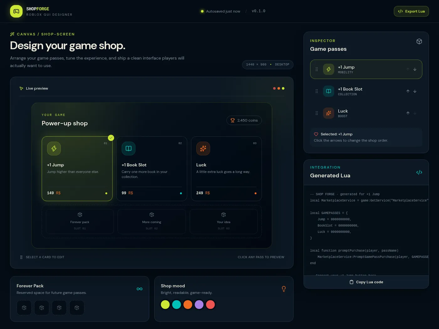 Roblox GUI Designer