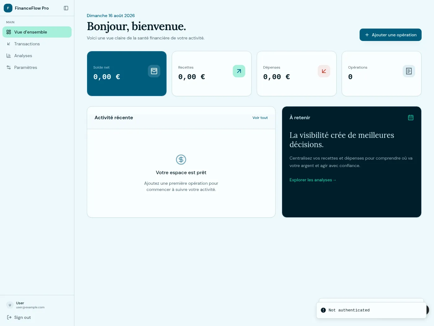 FinanceFlow Pro