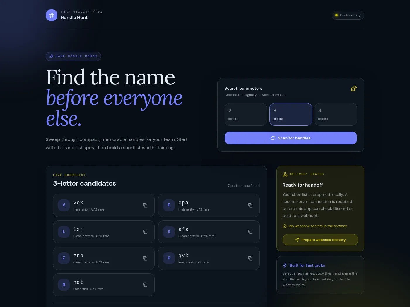 Username Finder Bot