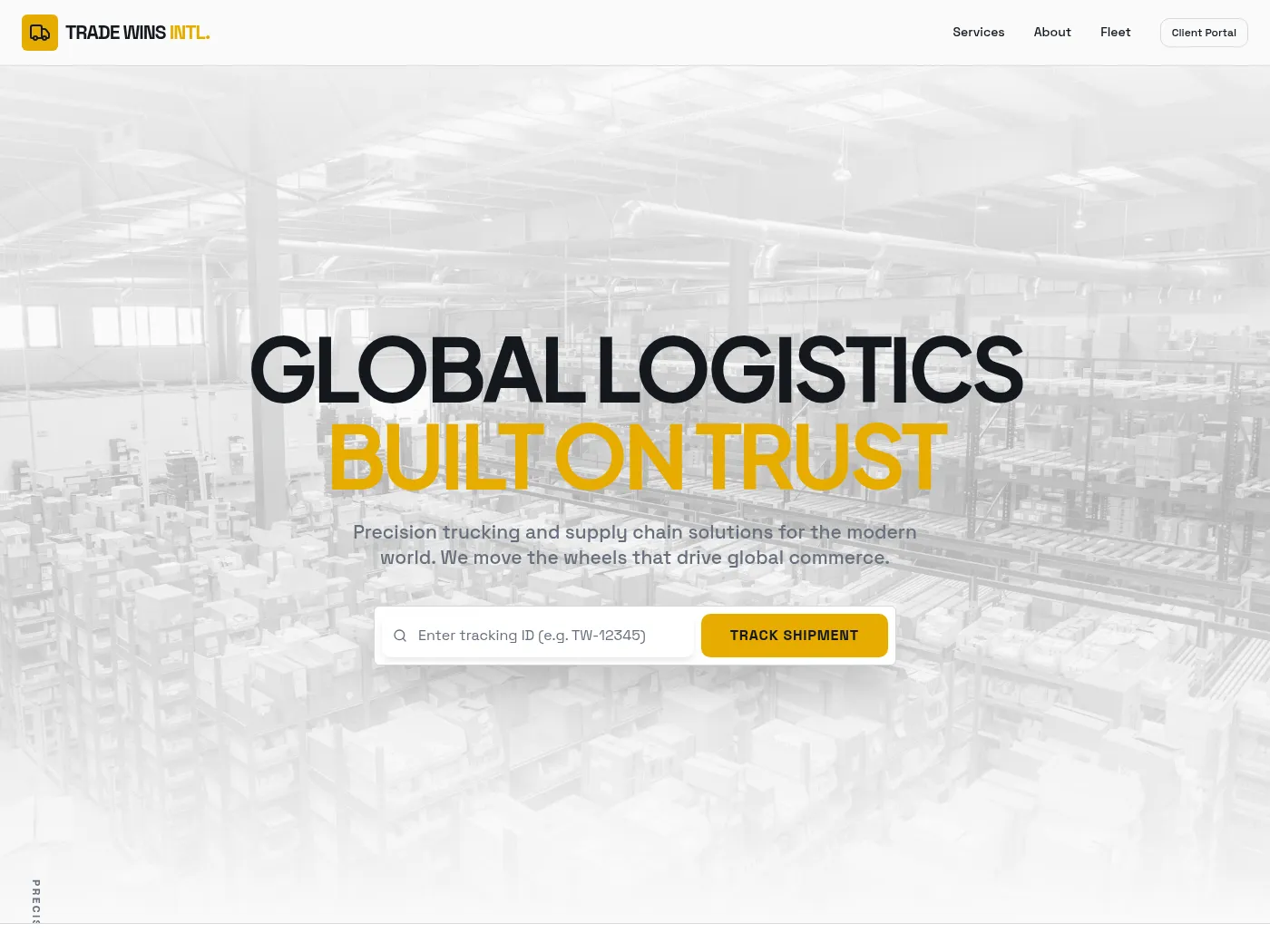 Trade Wins Web Portal
