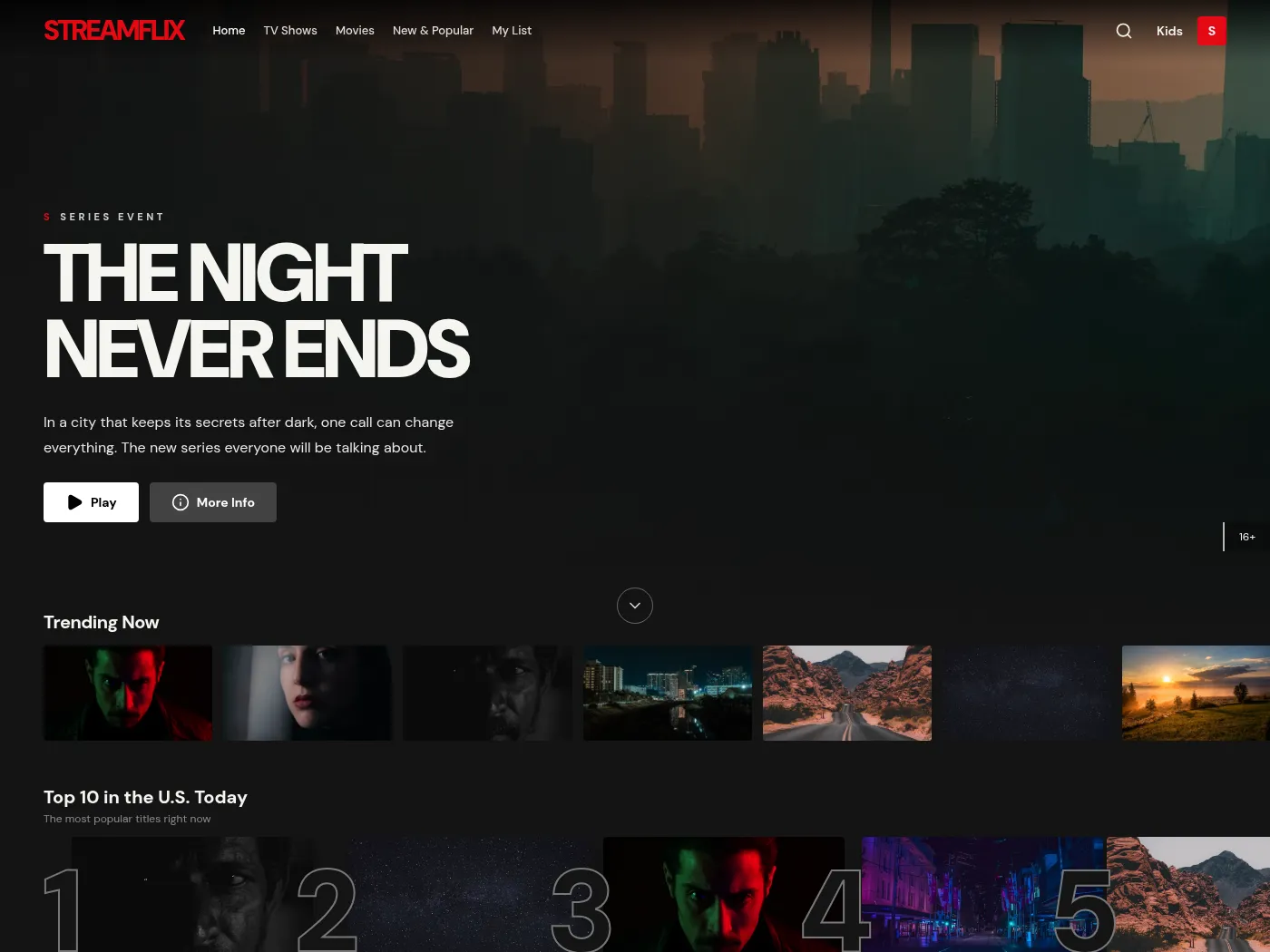 Netflix Slider Clone