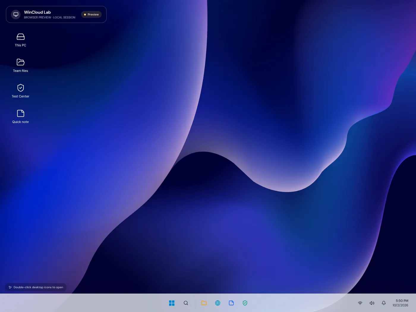 WinCloud Desktop Lab