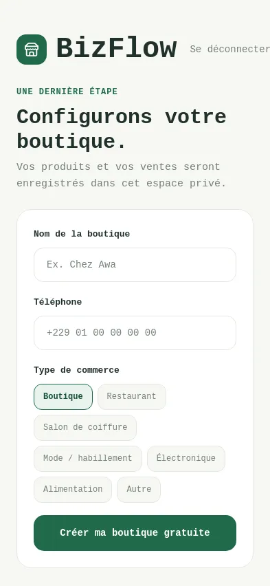 BizFlow Mobile Manager