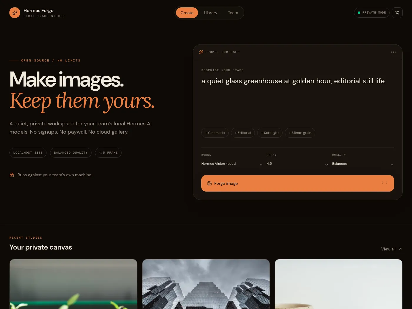 Hermes Image Forge