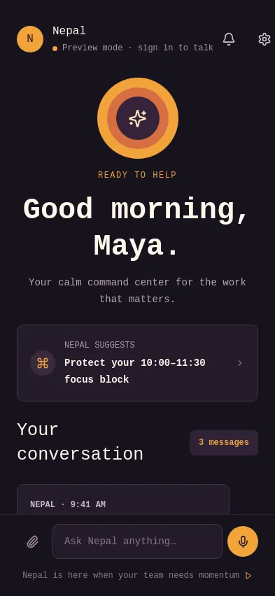 Nepal AI Voice Assistant