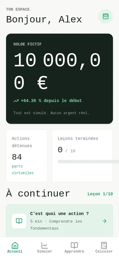 InvestApp Éducation Jeune