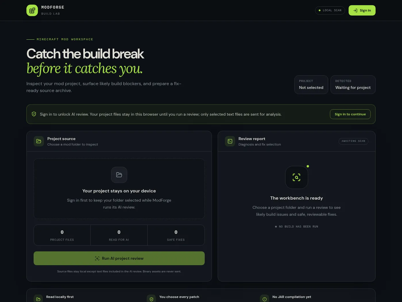 ModForge AI Builder