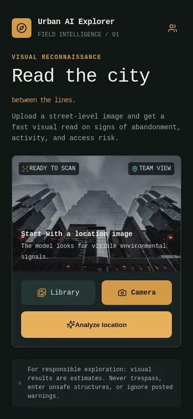 Urban AI Explorer
