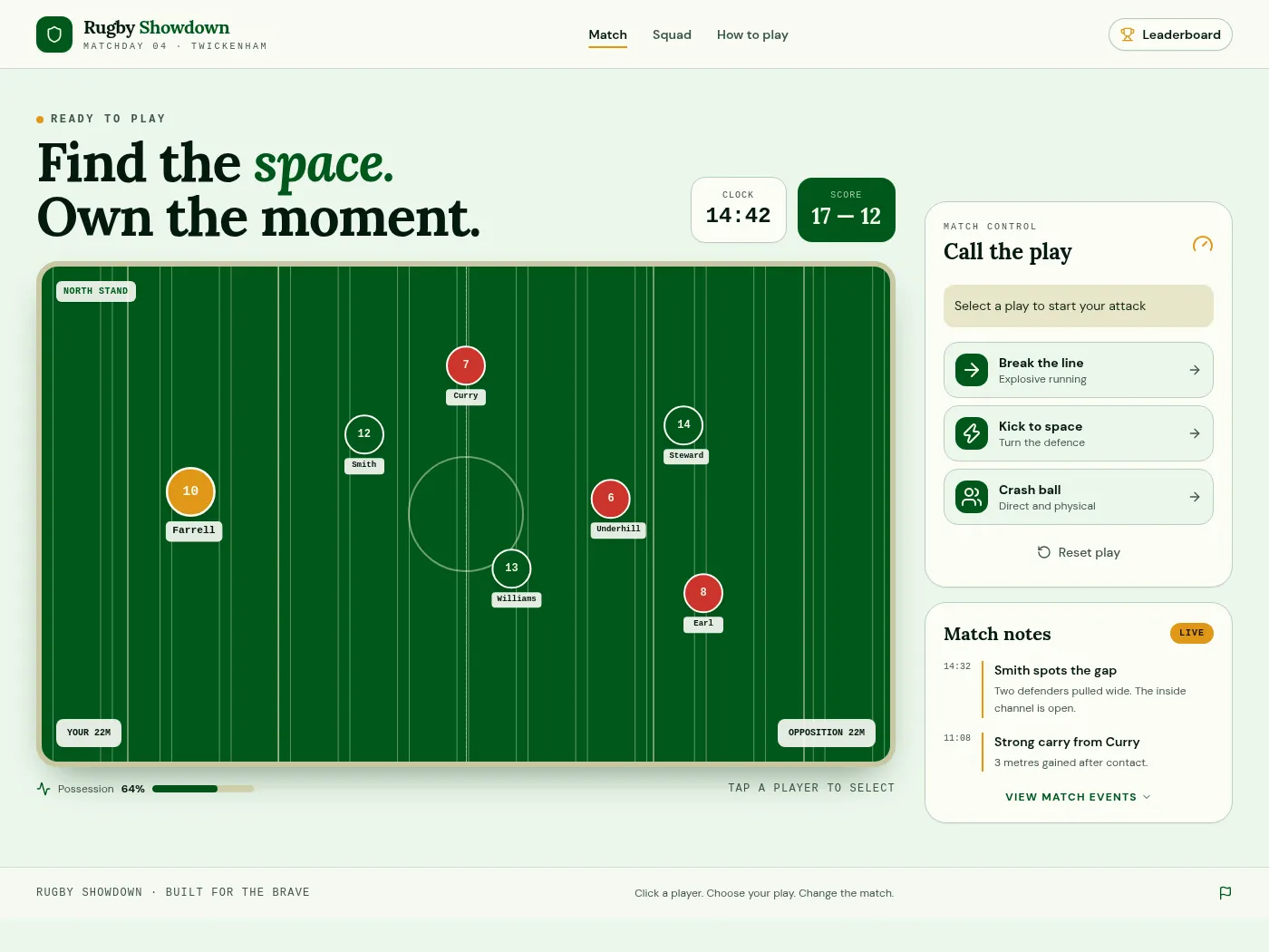 Rugby Showdown