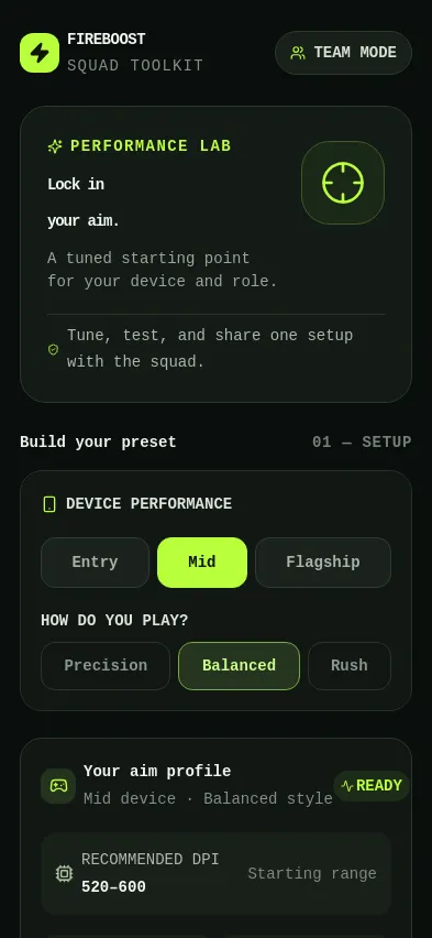 FireBoost Mobile Toolkit