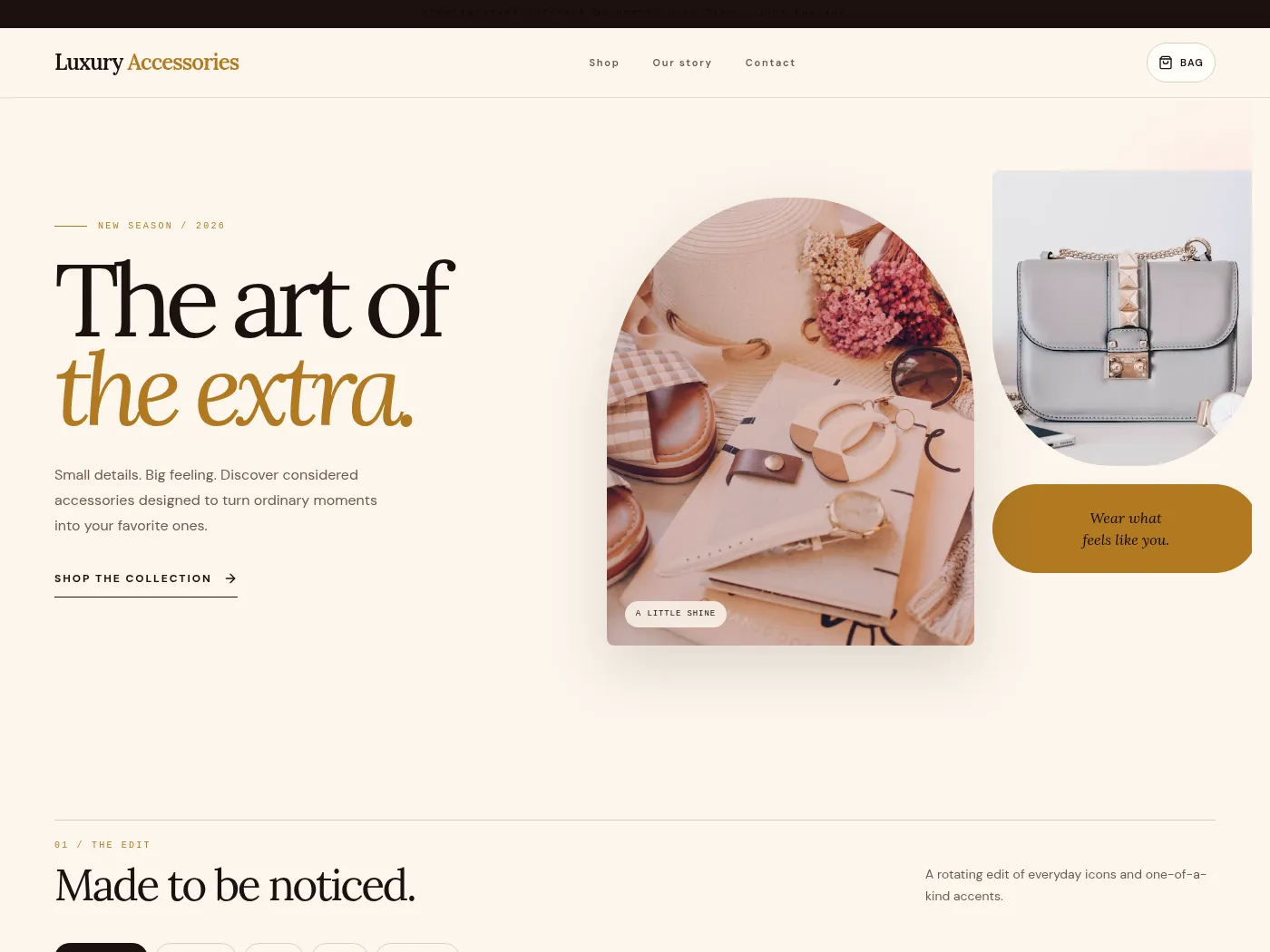 Luxury Accessories Shop