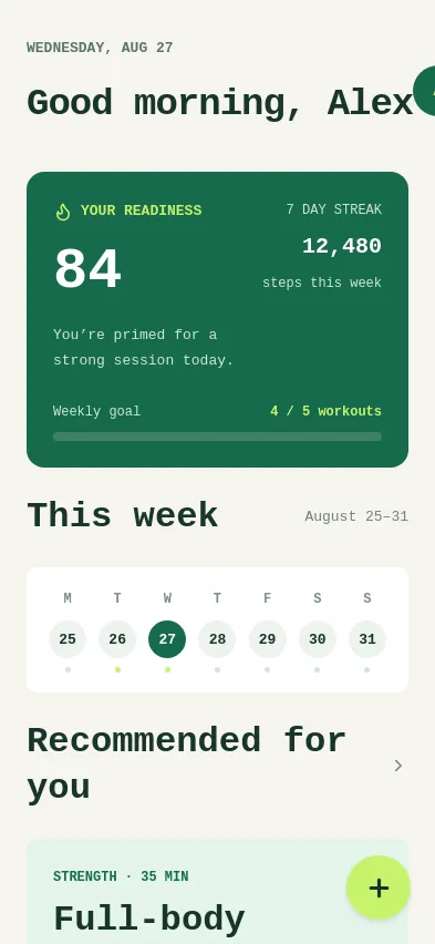 FitTrack Mobile