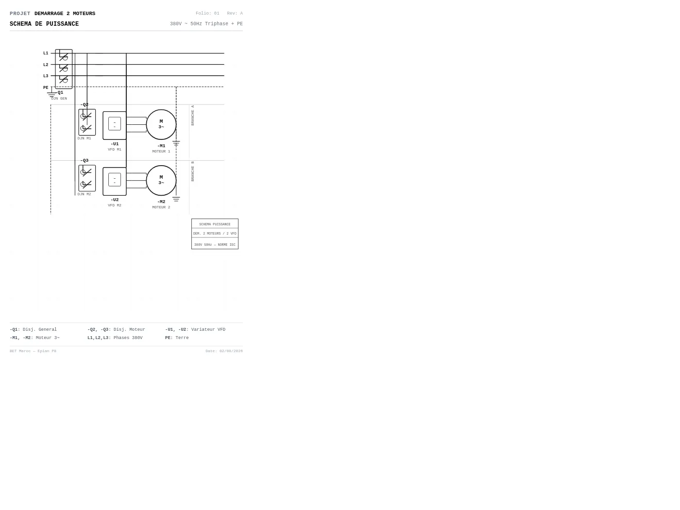 Eplan Maroc Power Schematic