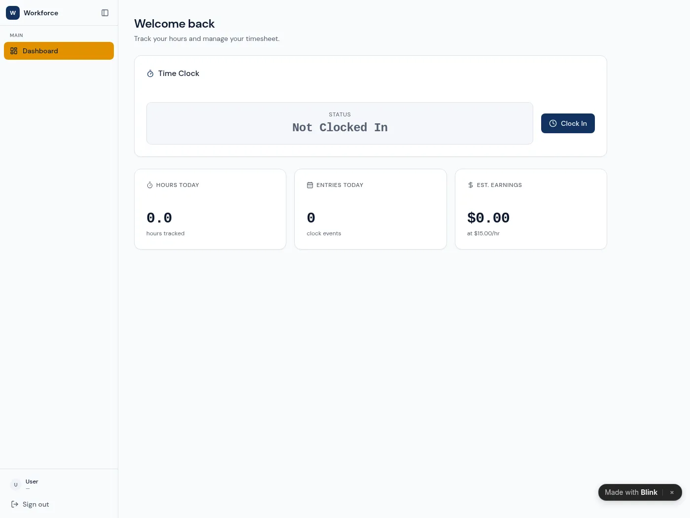 Workforce Time Tracker